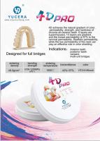 China Yucera 4D Pro Dental Zirconia Blocks - Precision Crafted for Dental Laboratories for sale