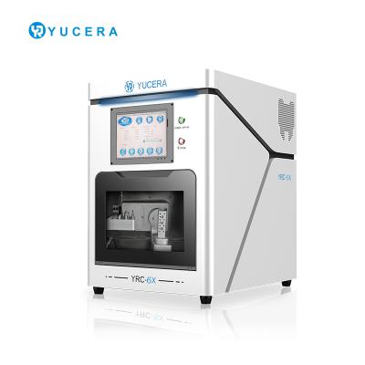 China 5-Axis Dental CAD/CAM Mill  YUCERA YRC-6X | ±5μm Accuracy | 10-Tool Auto-Changer for sale