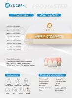 China Yucera  Best Zirconia Block , China  4D Pro Master for High-end Users for sale