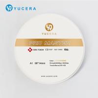 China Yucera Pro Master Super Durable Dental Zirconia Block Compatible with CAD CAM System for Precise Restoration for sale