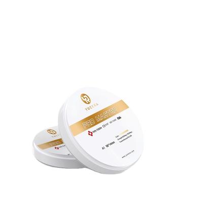 China Yucera Pro Master Super Durable Dental Zirconia Block Compatible with CAD CAM System for Precise Restoration for sale