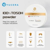 China Yucera Dental Material 100% Tosoh Zirconia Multilayer Block with 800~1300Mpa Bending Strength for CadCam System for sale