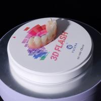 China Yucera 3D Multilayer Dental Zirconia Block with 1050 MPa Bending Strength 57% Transmittance and Fast-Sintering in 40 Minutes for sale