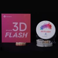 China Yucera 3D Multilayer Dental Zirconia Block with 1050 MPa Bending Strength 57% Transmittance and Fast-Sintering in 40 Minutes for sale