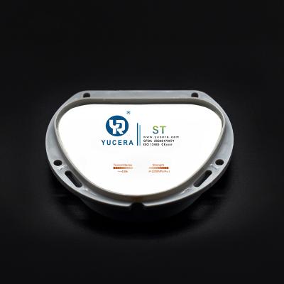 China YUCERA ST High-Strength Dental Zirconia Block with 43% Translucency and 16 Colors+OM1-3 for CAD CAM Applications for sale