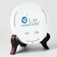 China YUCERA Strong and Durable Dental Zirconia Blank with 600Mpa Bending Strength 49% Transmittance and 1200HV Hardness for CAD CAM Systems for sale