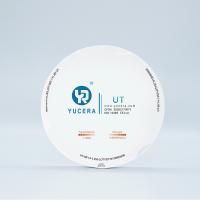 China YUCERA UT Multilayer Zirconia Ceramic Block with 600Mpa Bending Strength and 49% Transmittance for Dental Implants for sale
