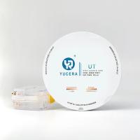 China Yucera High Translucency and Excellent Bio Compatibility Dental Zirconia Blank with 600Mpa Bending Strength for CAD Cam for sale