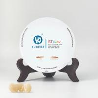 China Yucera 95mm Dental Zirconia Block with 43% Translucency and 1100MPa Bending Strength for CAD CAM Milling for sale