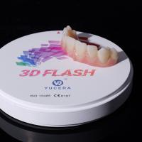 China Yucera Premium Dental Zirconia Block with 700-1050MPa Bending Strength and 57%-46% Transmittance in 16 Color+Bleach Options for sale