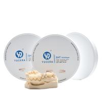 China YUCERA Super High Translucency Dental Zirconia Puck with 900 MPa Bending Strength and 46% Transmittance for Full Contour Crowns for sale