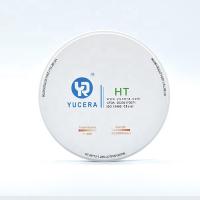 China Yucera HT 98*10/12/14/16mm High Translucent 1200Mpa Bending Strength 40% Transmittance Dental Zirconia Ceramic Block for CAD Cam for sale