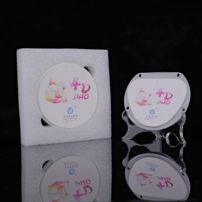 China YRC High-Strength Dental Zirconia Block with 700-1200MPa Bending Strength and 43-57% Transmittance in 16+3 Colors for CAD/CAM Systems for sale