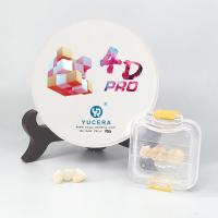 China Yucera 4D Pro Multilayer Dental Zirconia Block with 700-1200 Mpa Strength and 43-57% Transmittance in A1-D4+OM1-3 Shades for sale