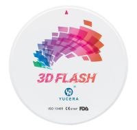 China Yucera 3D Flash Multilayer Dental Zirconia Block with 700-1050MPA Bending Strength 57%-46% Transmittance and 16 Color Options for sale