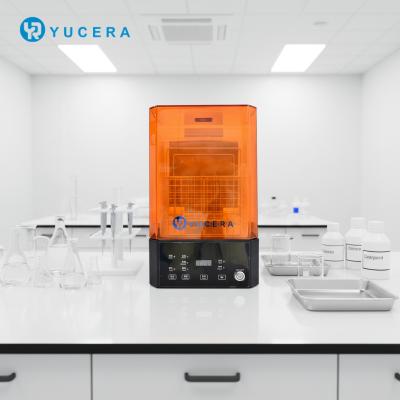 China YUCERA Dental Wash and Cure Machine with Touch Key Control and ISO 13485 CE Standards for 170*120*160mm Cleaning Size for sale