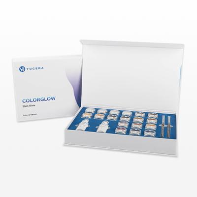 China Yucera 18-Color Ceramic Zirconia Staining & Glazing Kit Natural Glow for  Dental Lab Creations for sale