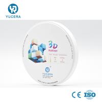 China 6 Layers 3D Plus Zirconia Blocks Dental For False Teeth Full Crown Bridge for sale