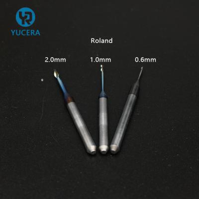 China YUCERA 45mm Diamond Coated Dental MIlling Burs for sale