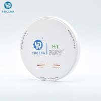China White 98mm 1200HV YUCERA 1200 MPa Dental Zirconia Block for sale