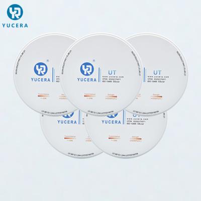 China UT 49% Ultra Transmittance Dental Zirconia Blank For Dental Laboratory Ceramic for sale