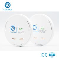 China Ceramic Translucent Zirconia Blocks HT Dental Ceramic Disks 98mm CAD CAM System for sale