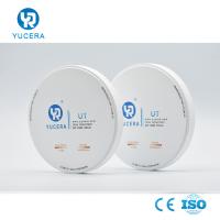 China High Transmittance 49% 18mm UT Dental Zirconia Block For Veneer for sale