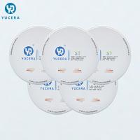 China 1200Mpa ST Translucent White Zirconia Block 18mm Thickness ISO Approved for sale