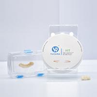 China CAD CAM Translucent Zirconia Crowns 98mm HT Zirconia Blank Disc for sale