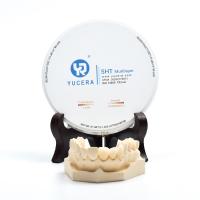 China Yucera Multilayer Zirconia Block 43%-57% 700Mpa-1050Mpa Dental Zirconia Ceramic Disc for sale