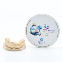 China Yucera Multilayer Zirconia Block 25mm 1200HV 3D Pro Highly Esthetic for sale