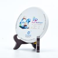 China Yucera Multilayer Zirconia Block 25mm 1200HV 3D Pro Highly Esthetic for sale