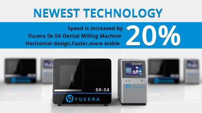 China Precision 0.2mm Dental Milling Machine 5 Axis Dry Milling Method With Software CAD CAM for sale