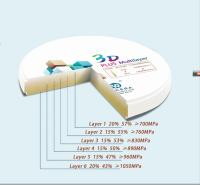 China Yucera 3D Pro Multilayer Zirconia Block CAD CAM System For Anterior crown for sale