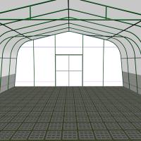 China Agricultural Plastic Polytunnel Greenhouse For Vegetables And Seeding for sale
