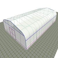 China Agricultural Plastic Polytunnel Greenhouse For Vegetables And Seeding for sale