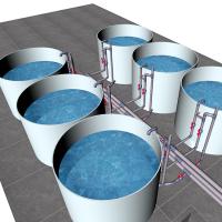 China Temperature Controllable High Density Recirculated Aquaculture System RAS Farming System for sale