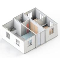 China Temporary Foldable Container Homes Collapsible Container House For Emergency Rescue for sale