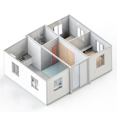 China Temporary Foldable Container Homes Collapsible Container House For Emergency Rescue for sale