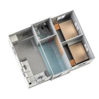 China Temporary Foldable Container Homes Collapsible Container House For Emergency Rescue for sale
