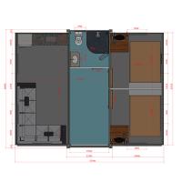 China Temporary Foldable Container Homes Collapsible Container House For Emergency Rescue for sale