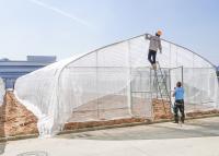 China Advanced Clear Anti Drip Steel Frame Greenhouse Poly Tunnels For Gardens for sale