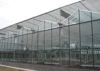 China Glass Greenhouses With Thermal Curtain For Perfect Illumination-Deficient Floriculture for sale