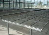 China Weldless Multi Span Greenhouse Galvanized Frame For Bountiful Flower for sale