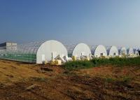 China 7-10 Meter Width Outdoor Mushroom Greenhouse With Insulating Blanket for sale