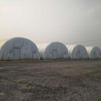 China 7-10 Meter Width Outdoor Mushroom Greenhouse With Insulating Blanket for sale