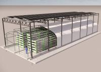 China Solar Powered Black Film Greenhouse Mushroom Farming Strong Plastic Greenhouse for sale