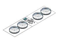 China Energy Efficient Aquaponics Ras System Large Scale With Zinc Coated Tanks for sale