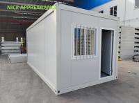 China Space Saving Rapid Setup Folded Container House For Temporary Farm Staff Quarters for sale
