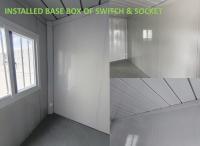 China Space Saving Rapid Setup Folded Container House For Temporary Farm Staff Quarters for sale